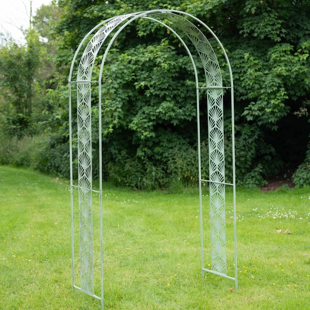 Art Deco Arch | Garden Arch | Sage Green