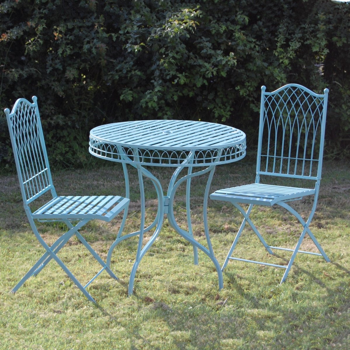 Hampton Bistro Set 3pc Set | Powder Blue
