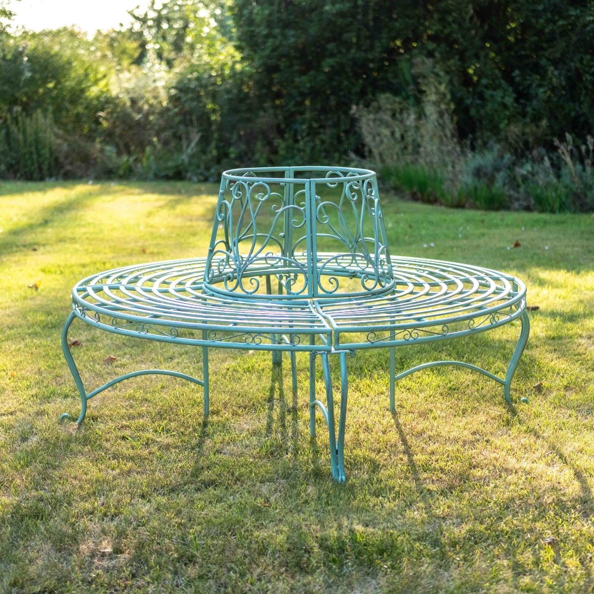 Woodland Tree seat | Sage | Circle bench | Garden Seating | OPULENT Co.